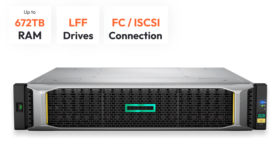 HPE MSA 1050 10GbE iSCSI Dual Controller LFF Storage - Server Builds | HPE Proliant Rack Servers ...