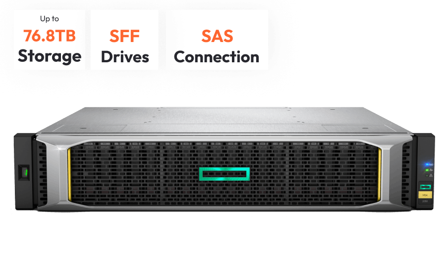 HPE MSA 2052 SAS Dual Controller SFF Storage - Server Builds | HPE ...