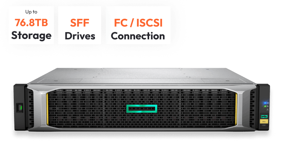 HPE MSA 2050 SAN Dual Controller SFF Storage - Server Builds | HPE Proliant Rack Servers ...