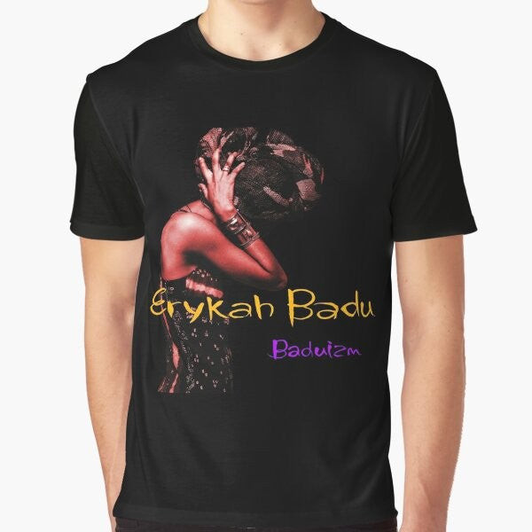 Erykah Badu "Singer Woman Fenomenal" Graphic T-Shirt - nerdoutloudpod