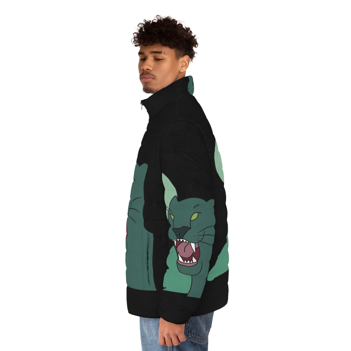 Gravity Falls Panther Puffer Jacket - Disney Cartoon Inspired Outerwear ...
