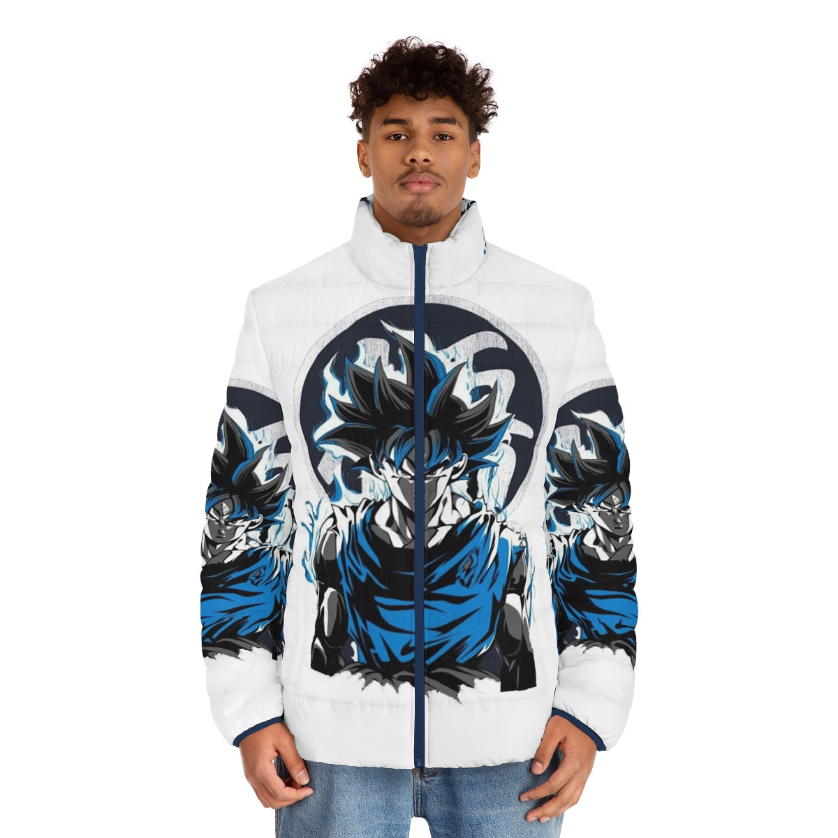 Goku Ultra Instinct Puffer Jacket 2 - Dragon Ball Super Inspired ...