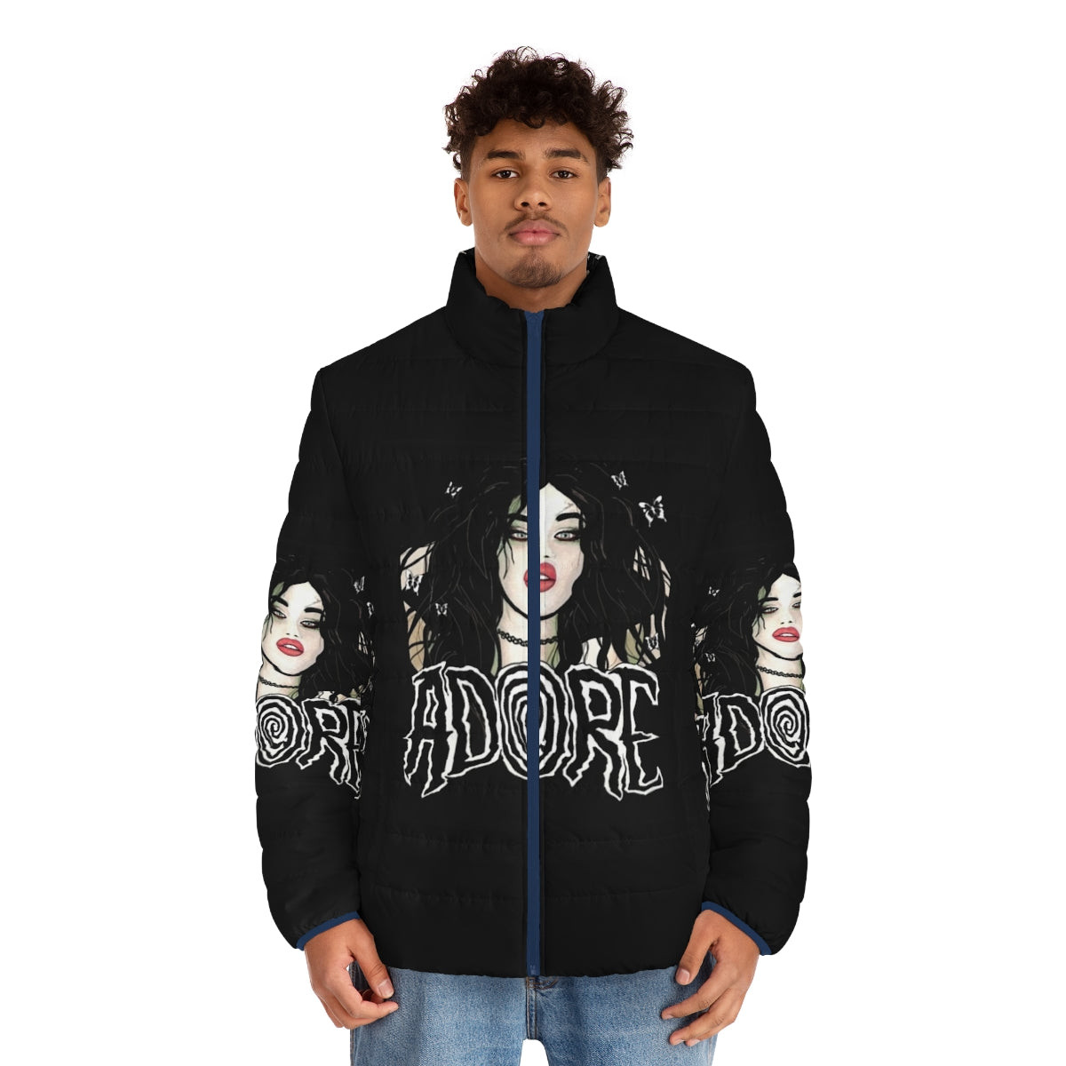 Adore Delano Puffer Jacket - Drag Queen Inspired Goth Punk Style ...