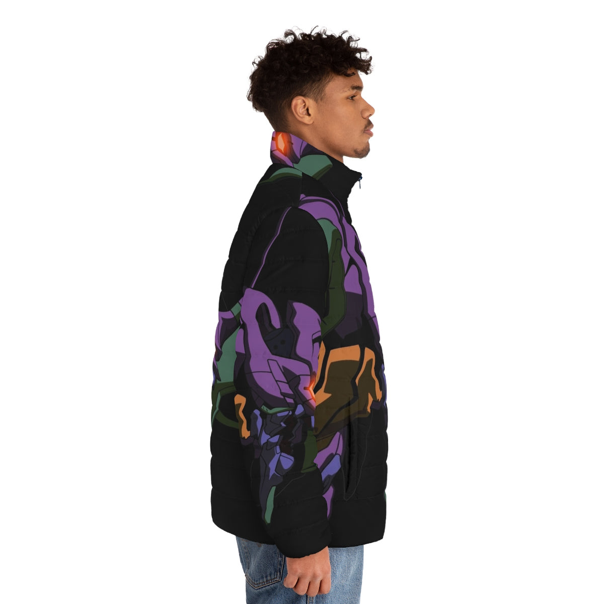 Neon Genesis Evangelion Evangelion Unit 01 Puffer Jacket | Anime ...