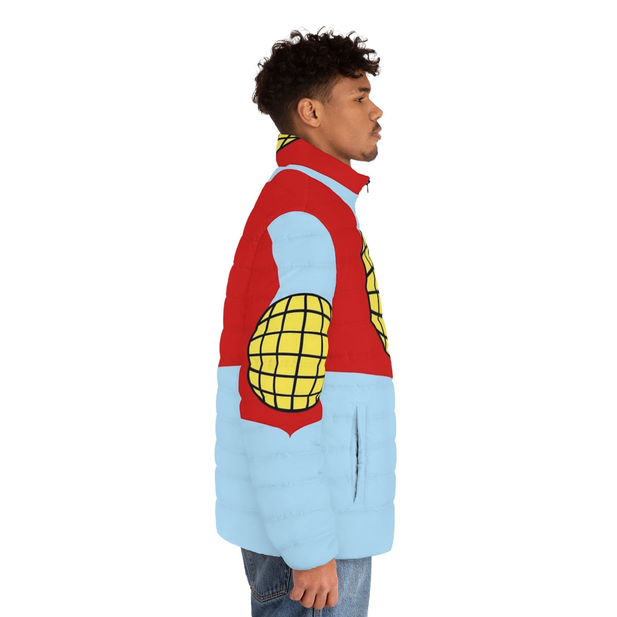 Captain Planet Eco-Friendly Puffer Jacket | Sustainable 90s Superhero ...