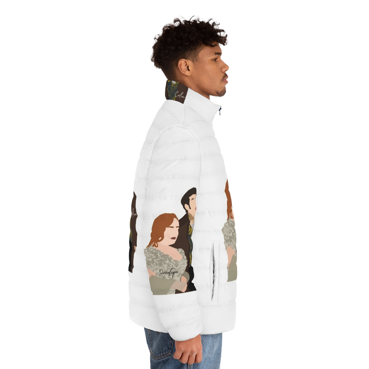 Bridgerton Penelope and Colin Puffer Jacket | Bridgerton Netflix Season ...