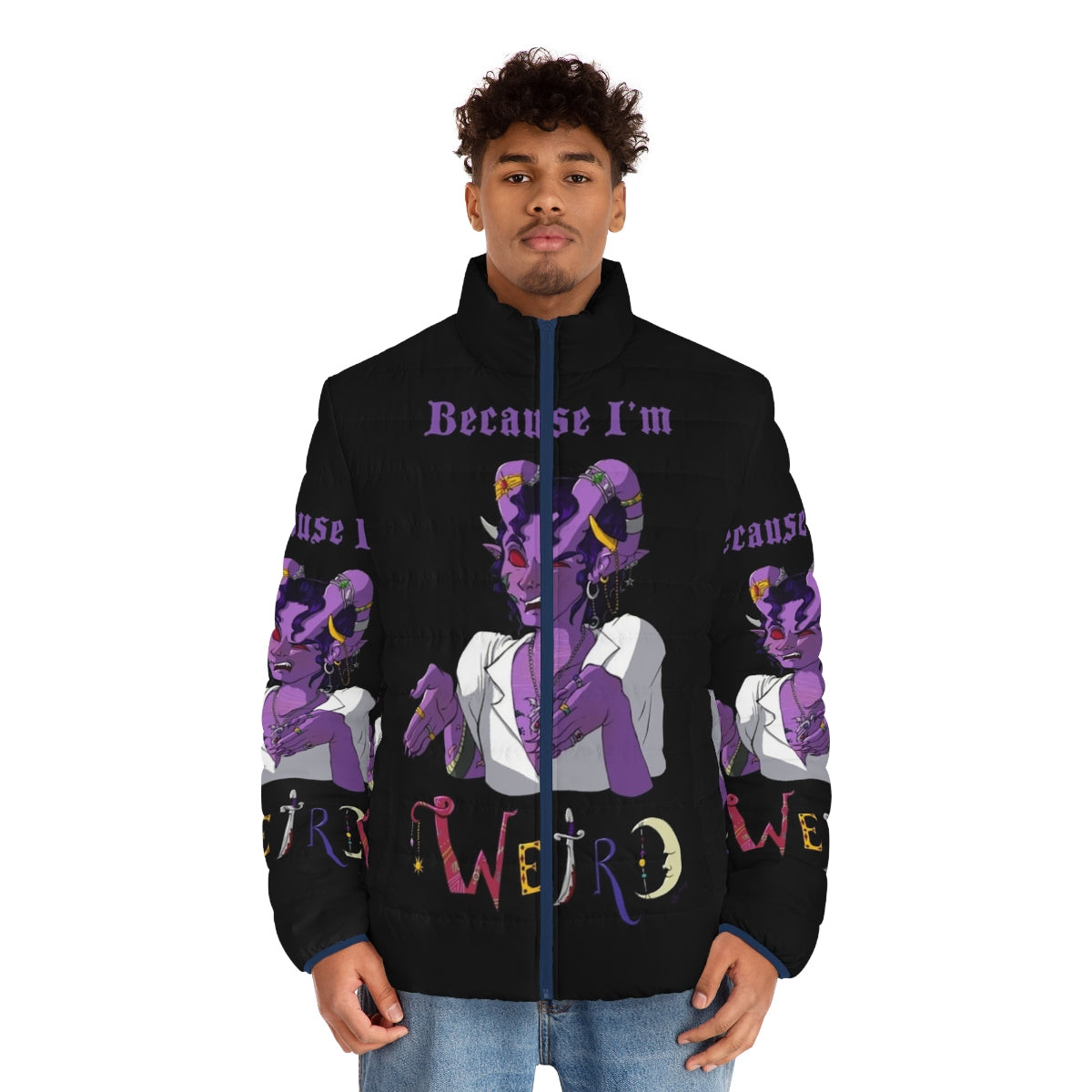 Mollymauk's "Because I'm Weird" Puffer Jacket - Critical Role Inspired ...