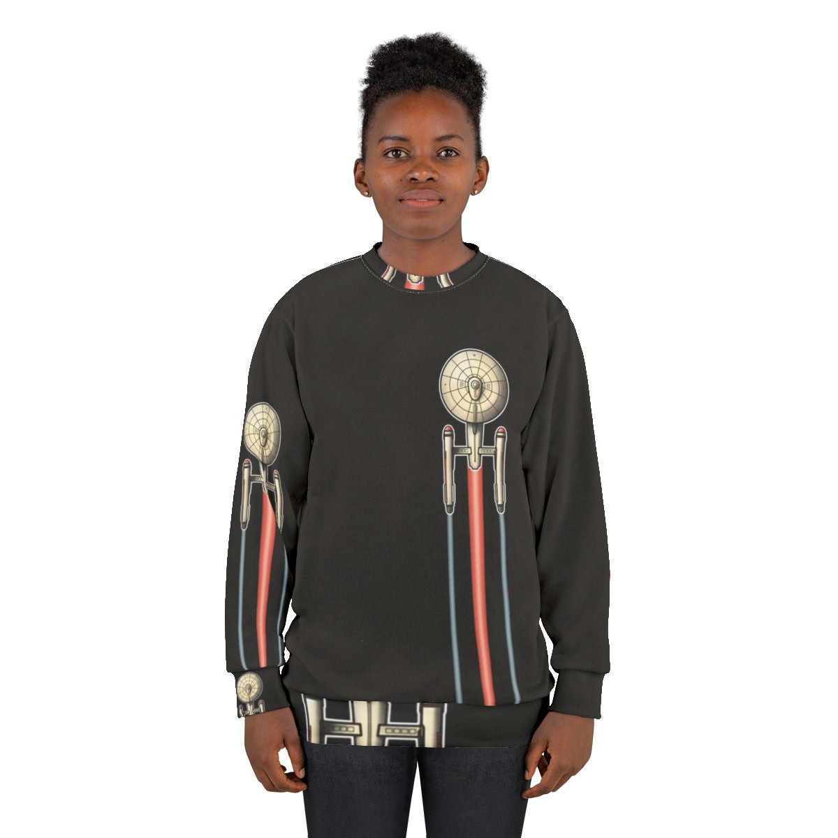 Star Trek USS Enterprise NCC-1701 Sci-Fi Sweatshirt - nerdoutloudpod