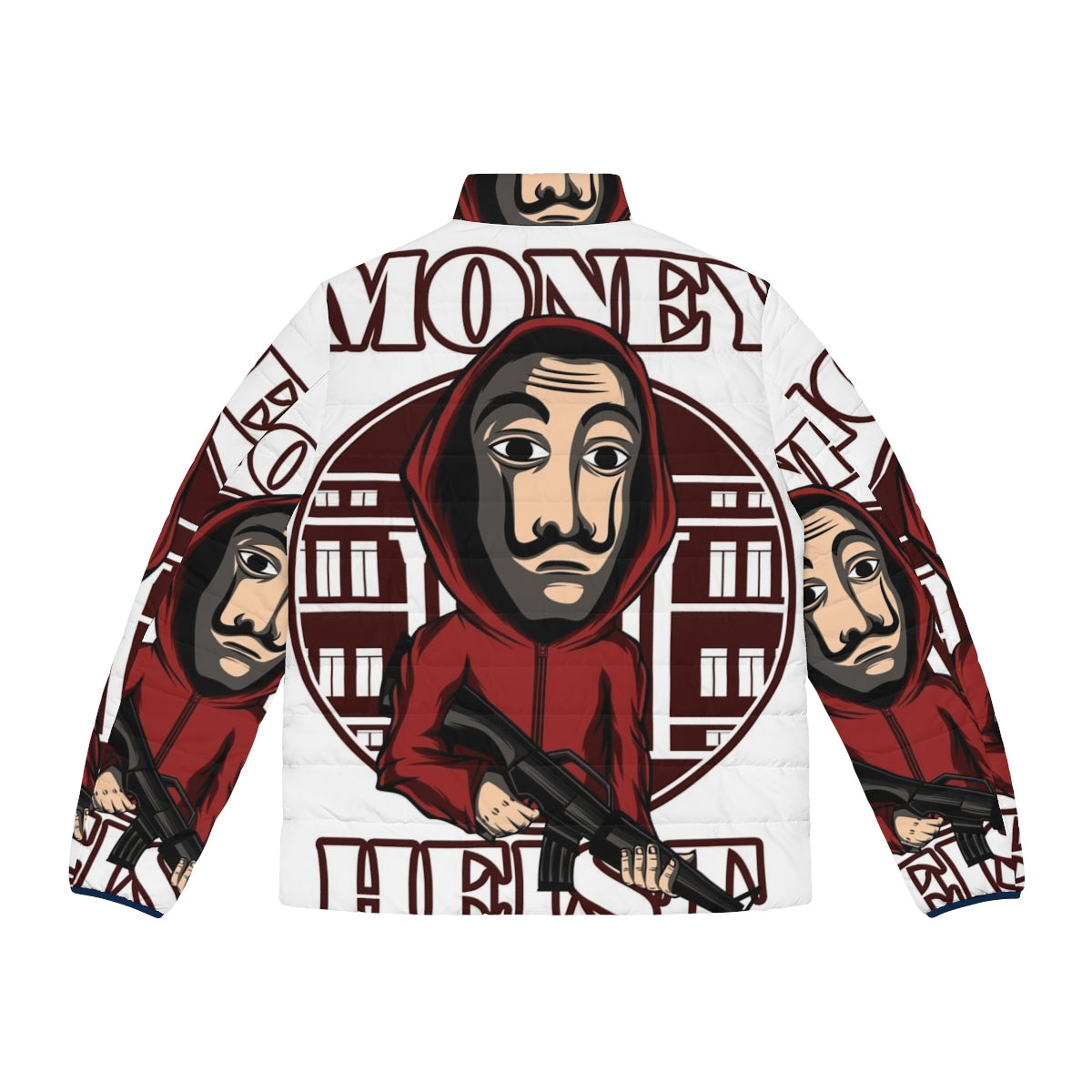 Money Heist Puffer Jacket: Exclusive Netflix Series Merch - nerdoutloudpod