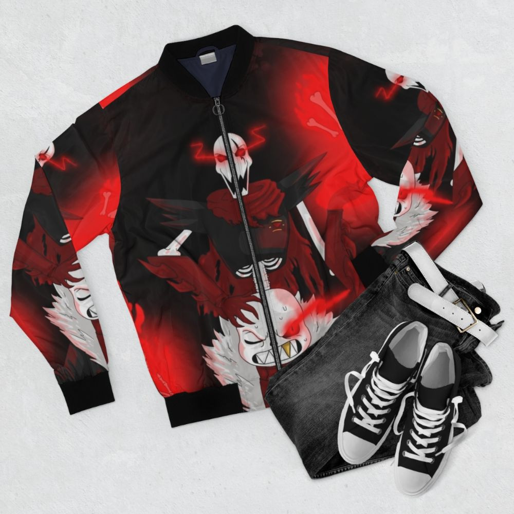 Underfell Bomber Jacket - Undertale (AU) Fanart - nerdoutloudpod