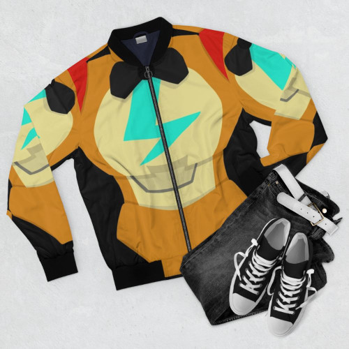 Glamrock Freddy Bomber Jacket - FNAF Security Breach Merch - nerdoutloudpod
