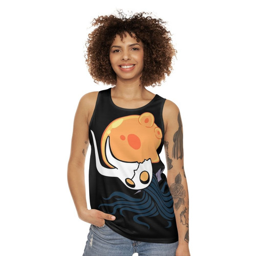 Hollow Knight Broken Vessel Minimal Vector Unisex Tank Top - nerdoutloudpod