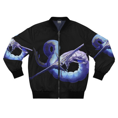 Subnautica Ghost Leviathan Bomber Jacket - nerdoutloudpod