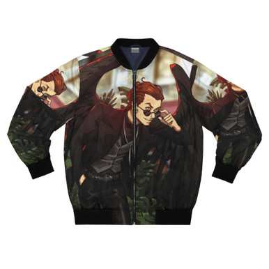 Dark Sprite Bomber Jacket - Fantasy Demon Apparel - nerdoutloudpod