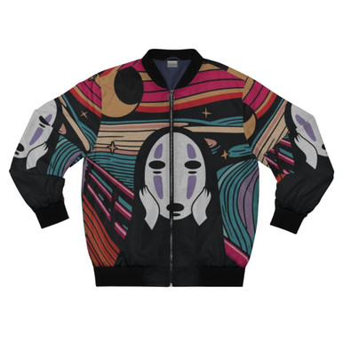 Studio Ghibli Inspired "The Scream" Bomber Jacket - nerdoutloudpod