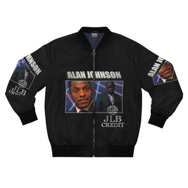 Peep Show Alan Johnson 90s Tribute Bomber Jacket - nerdoutloudpod