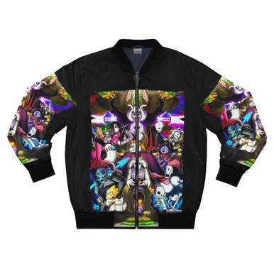 Undertale Inspired Bomber Jacket - Featuring Game Characters ...