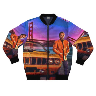 Don Johnson Bomber Jacket: Iconic Muscle Car Style - nerdoutloudpod