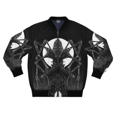Dark Souls Bloodborne Inspired Bomber Jacket - nerdoutloudpod