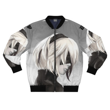 Nier Automata 2B Bomber Jacket - nerdoutloudpod