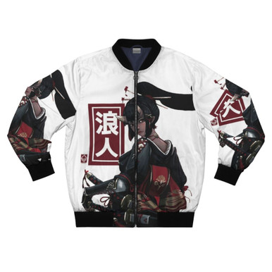 Minimalist Japanese Cyberpunk Bomber Jacket - nerdoutloudpod