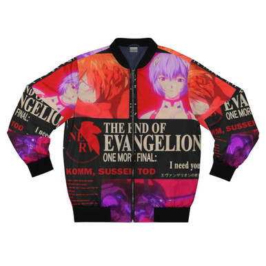Evangelion Bomber Jacket | Neon Genesis Evangelion Inspired Design ...