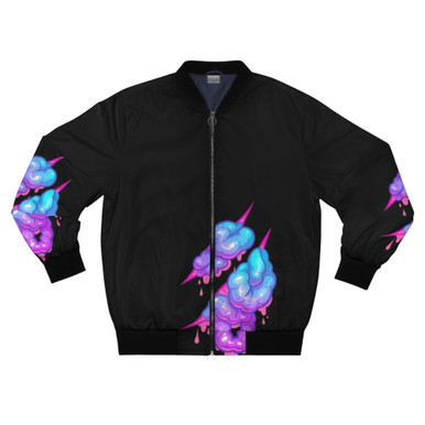 Pastel Goth Inside-Out Bomber Jacket - nerdoutloudpod