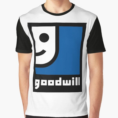 Vintage Goodwill Logo Graphic T-Shirt - nerdoutloudpod