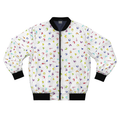 Worm Parade Bomber Jacket | Unique and Playful - nerdoutloudpod