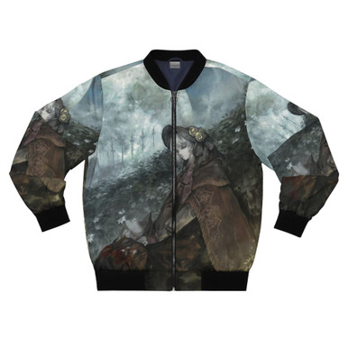 Bloodborne Dark Souls Bomber Jacket - nerdoutloudpod