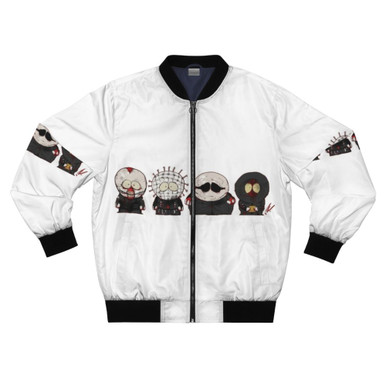 Edgy Southpark Horror Bomber Jacket - nerdoutloudpod