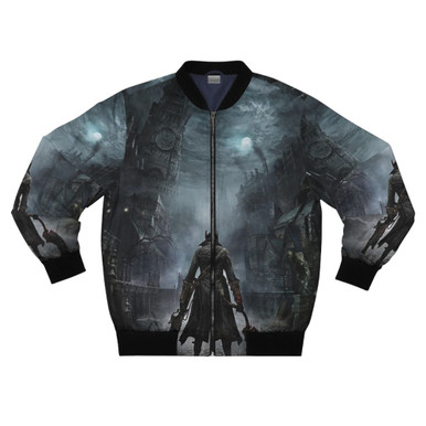 Bloodborne Inspired Bomber Jacket - nerdoutloudpod