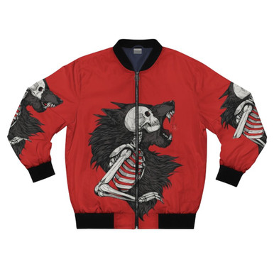 Werewolf Bomber Jacket: Lilith's Brethren Inspired Horror Fashion ...