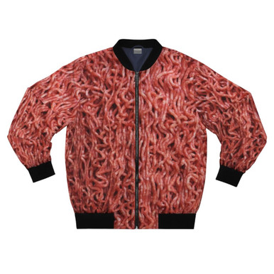 Ground Beef Bomber Jacket for Meat Lovers - nerdoutloudpod