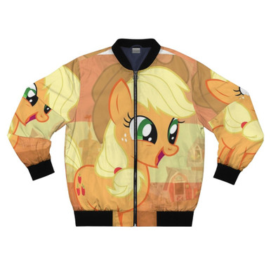Applejack My Little Pony Bomber Jacket - nerdoutloudpod