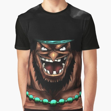 One Piece Blackbeard Marshall D. Teach Villain Graphic T-Shirt ...