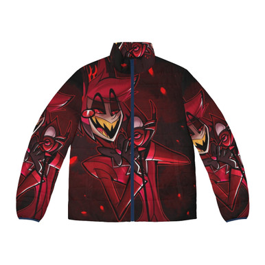 Hazbin Hotel Alastor Puffer Jacket - Officially Licensed Apparel ...
