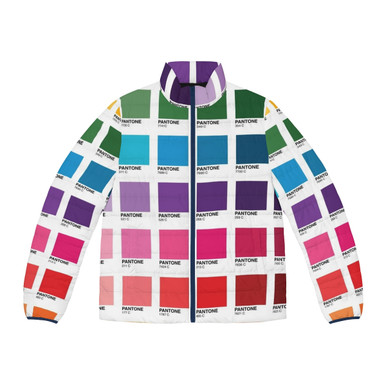 Vibrant Pantone Color Puffer Jacket for Stylish Designers - nerdoutloudpod