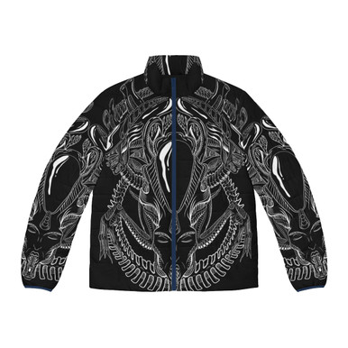 HR Giger Xenomorph Inspired Puffer Jacket for Grapplers & MMA Fans ...