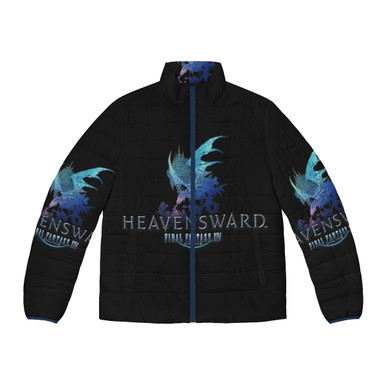 Officially Licensed Final Fantasy XIV Heavensward Logo Puffer Jacket ...