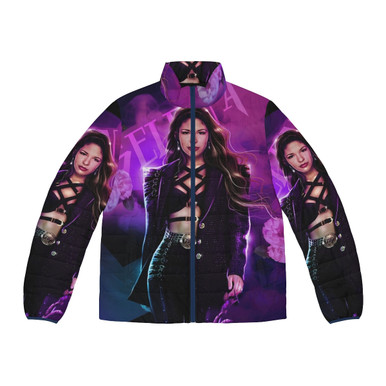 Hyperdimension Neptunia Purple Heart Puffer Jacket - nerdoutloudpod