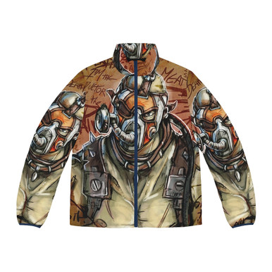 Borderlands Psycho Puffer Jacket 2 - Post-Apocalyptic Desert Style ...