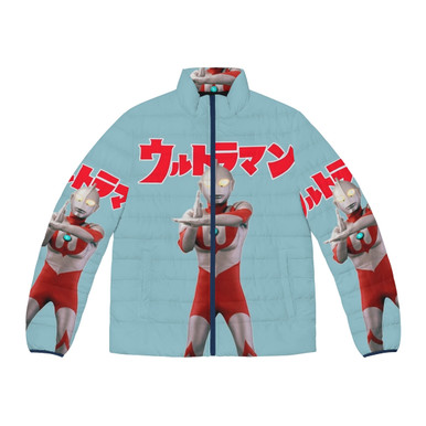 Ultraman The First Retro Puffer Jacket - Showa Era Superhero ...