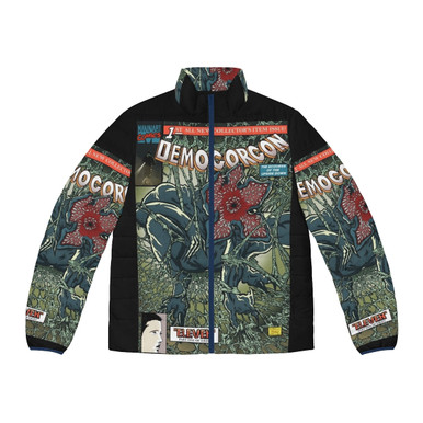 Demogorgon Puffer Jacket: A Stranger Things-Inspired 80s Horror Mashup ...