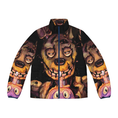 Celebrate FNAF Puffer Jacket | Five Nights at Freddy's Fanart ...