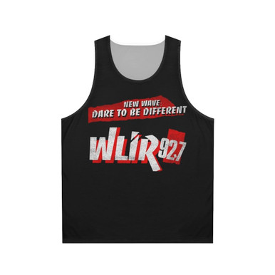 Vintage WLIR Radio 90s Unisex Tank Top - nerdoutloudpod