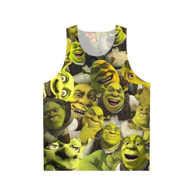 Shrek Collage Unisex Tank Top for Men and Women - nerdoutloudpod