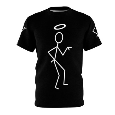 Retro Stick Figure White T-Shirt Inspired by The Saint TV Series ...