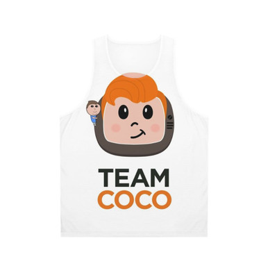 Conan O'Brien Team Coco Fan Art Unisex Tank Top - nerdoutloudpod