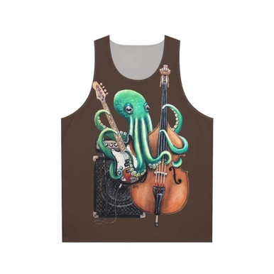 Octopus Bass Unisex Tank Top - Music and Ocean Inspired Apparel ...